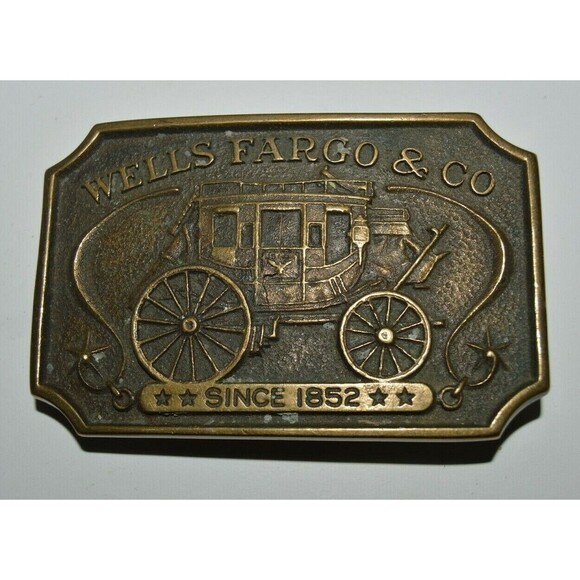 Wells Fargo | Accessories | Vintage 973 Wells Fargo Bank Since 1852 ...